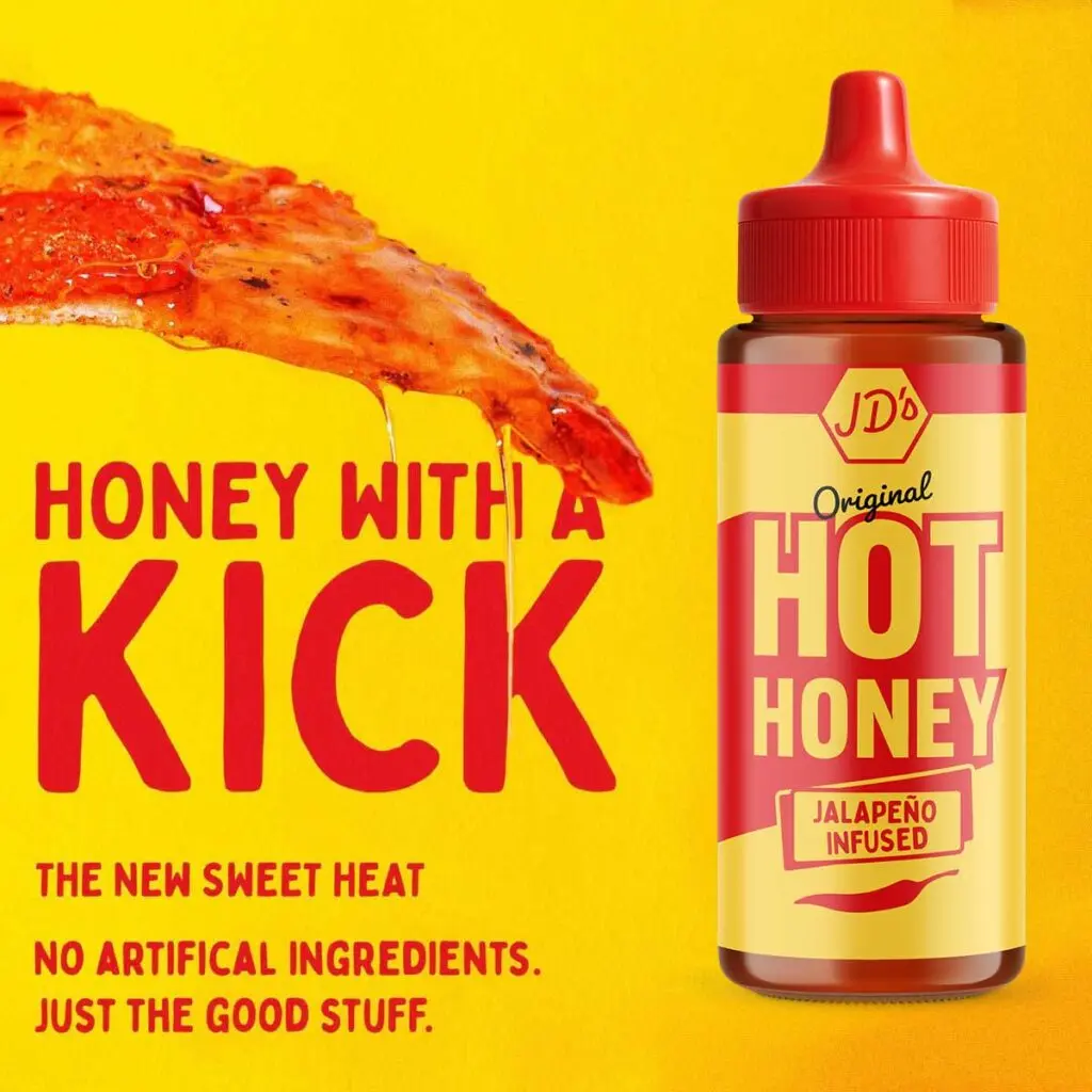 JD's Hot Honey Original 260gr - Grill Discounter